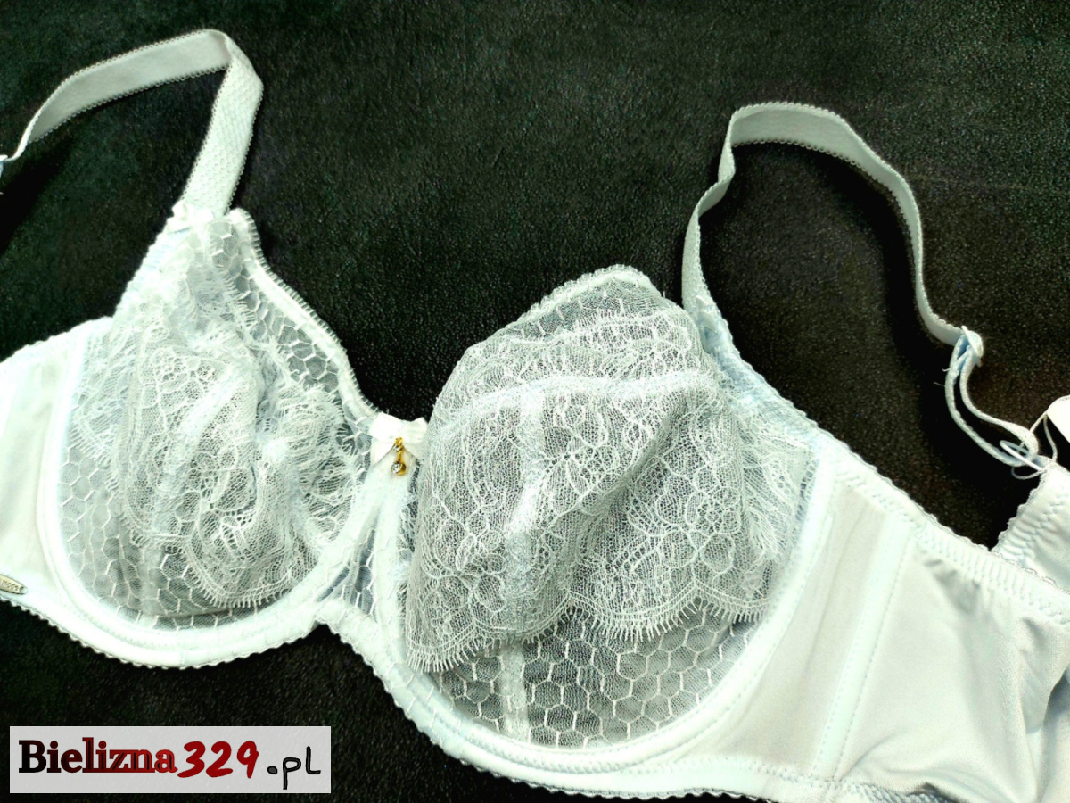 Biustonosz Koronkowy Miękki Biały | Sklep Bielizna329